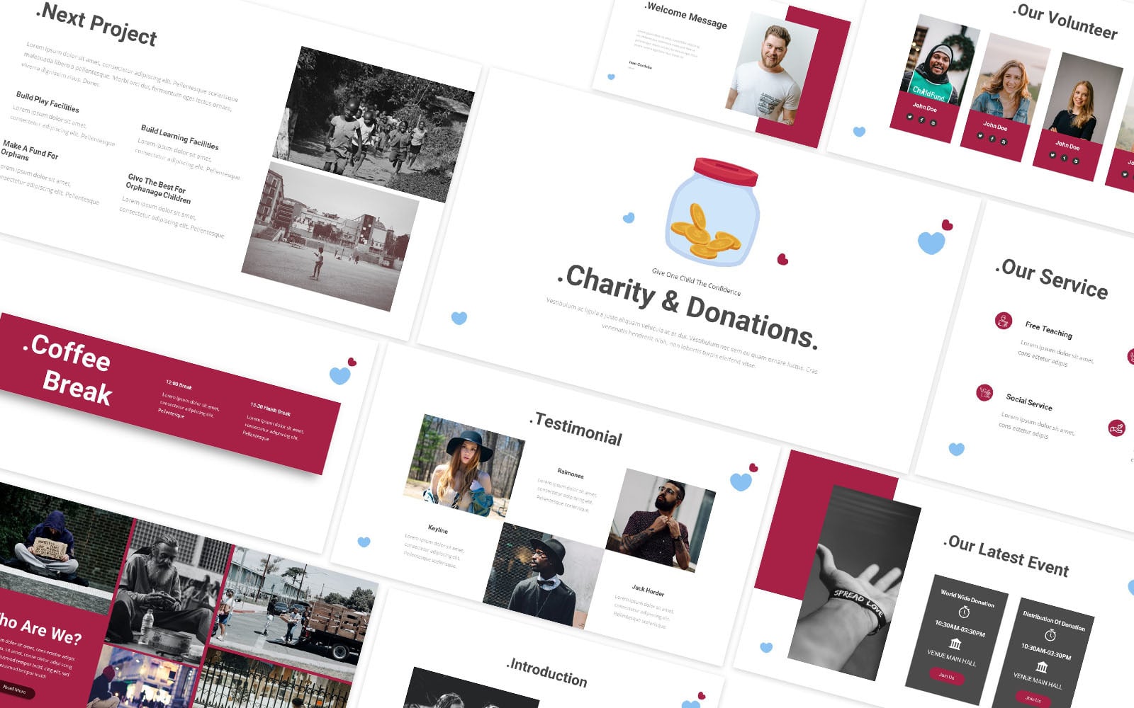 Charity & Donations Google Slides Template
