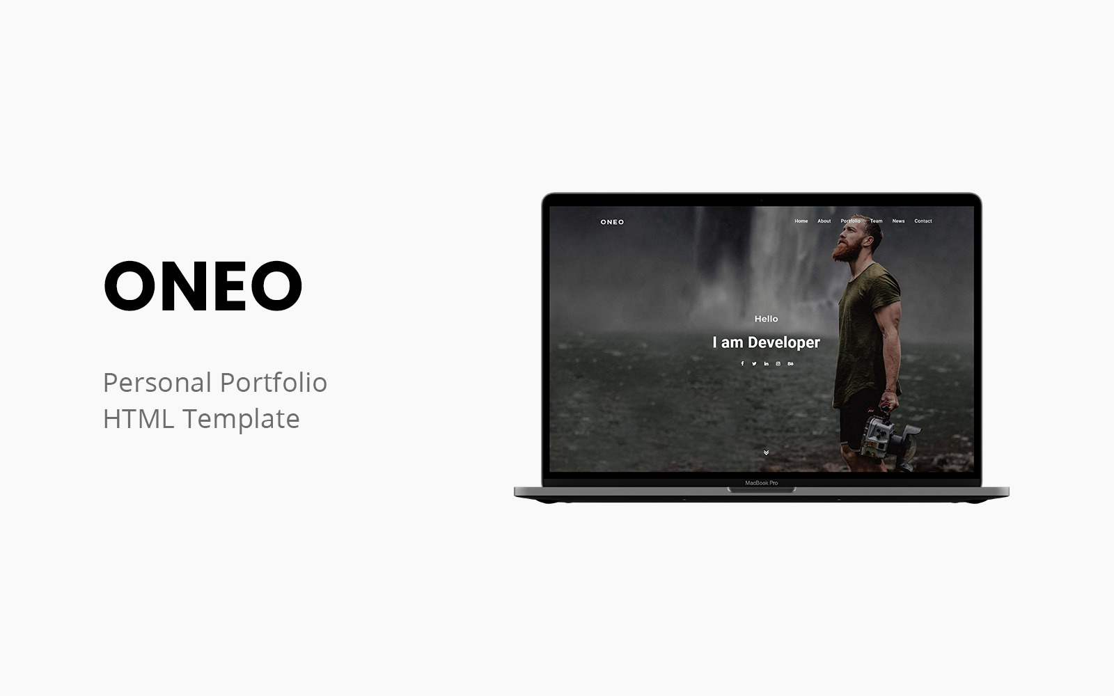 Oneo - Premium Personal Portfolio Template - TemplateMonster