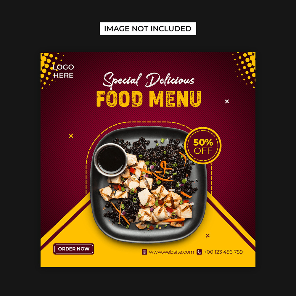 Food Discount Offer Template #225512 - TemplateMonster