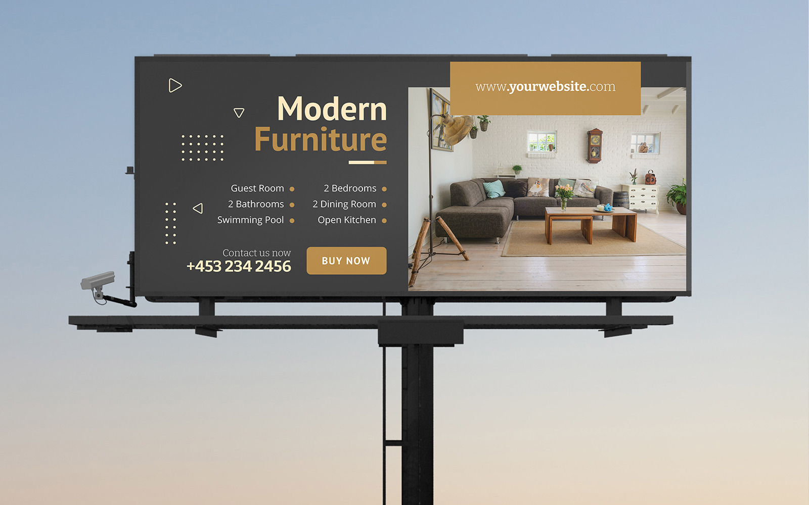 Classsic Furniture Billboard Templates - TemplateMonster