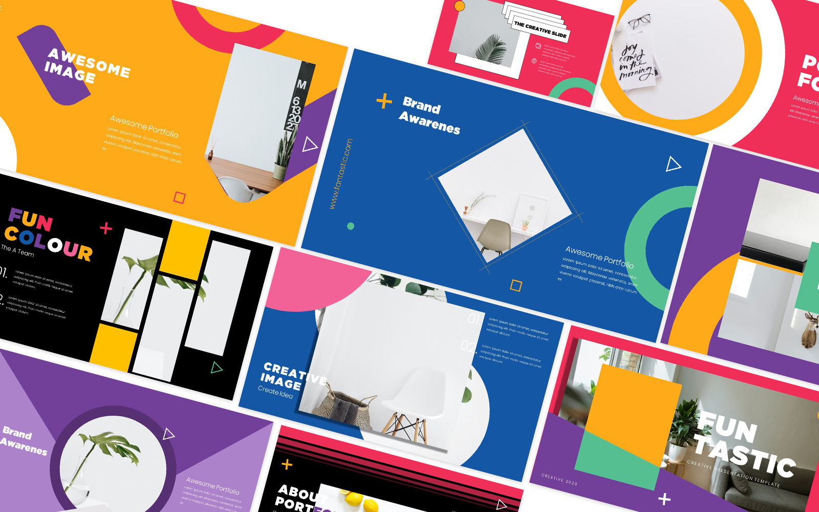 Funtastic Creative Powerpoint Template - TemplateMonster