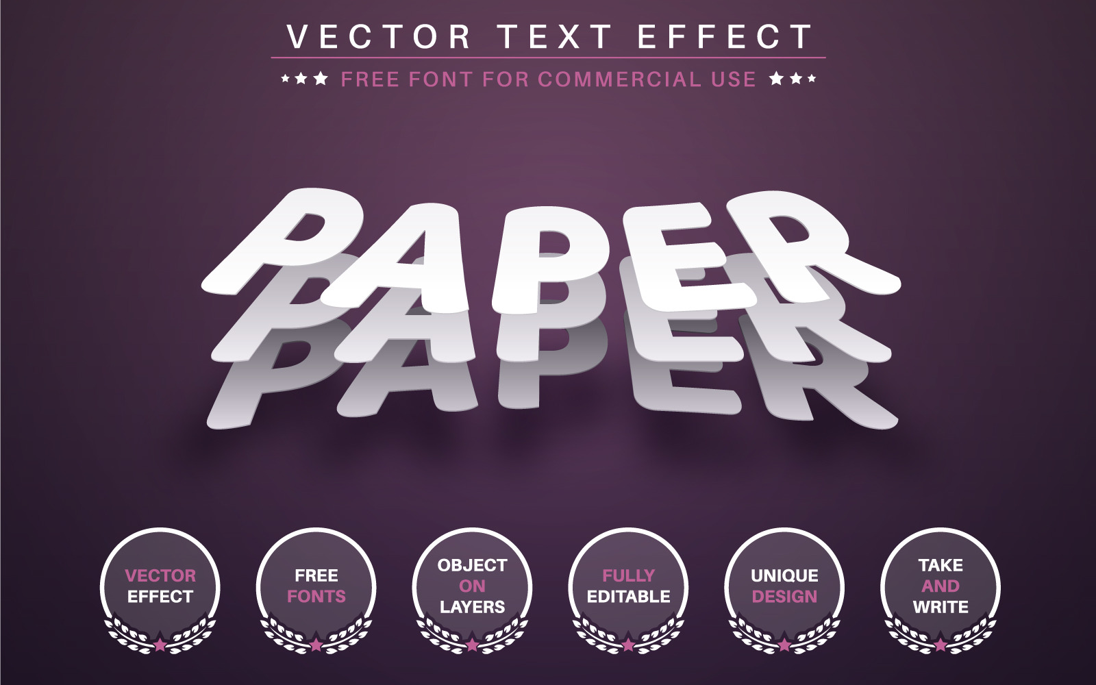 Paper Origami - Editable Text Effect, Font Style, Graphics Illustration
