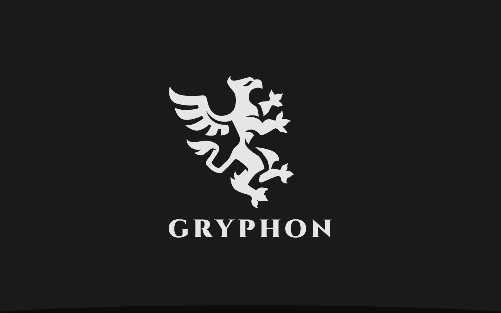 Gryphon Heraldry Logo Template #227432 - TemplateMonster