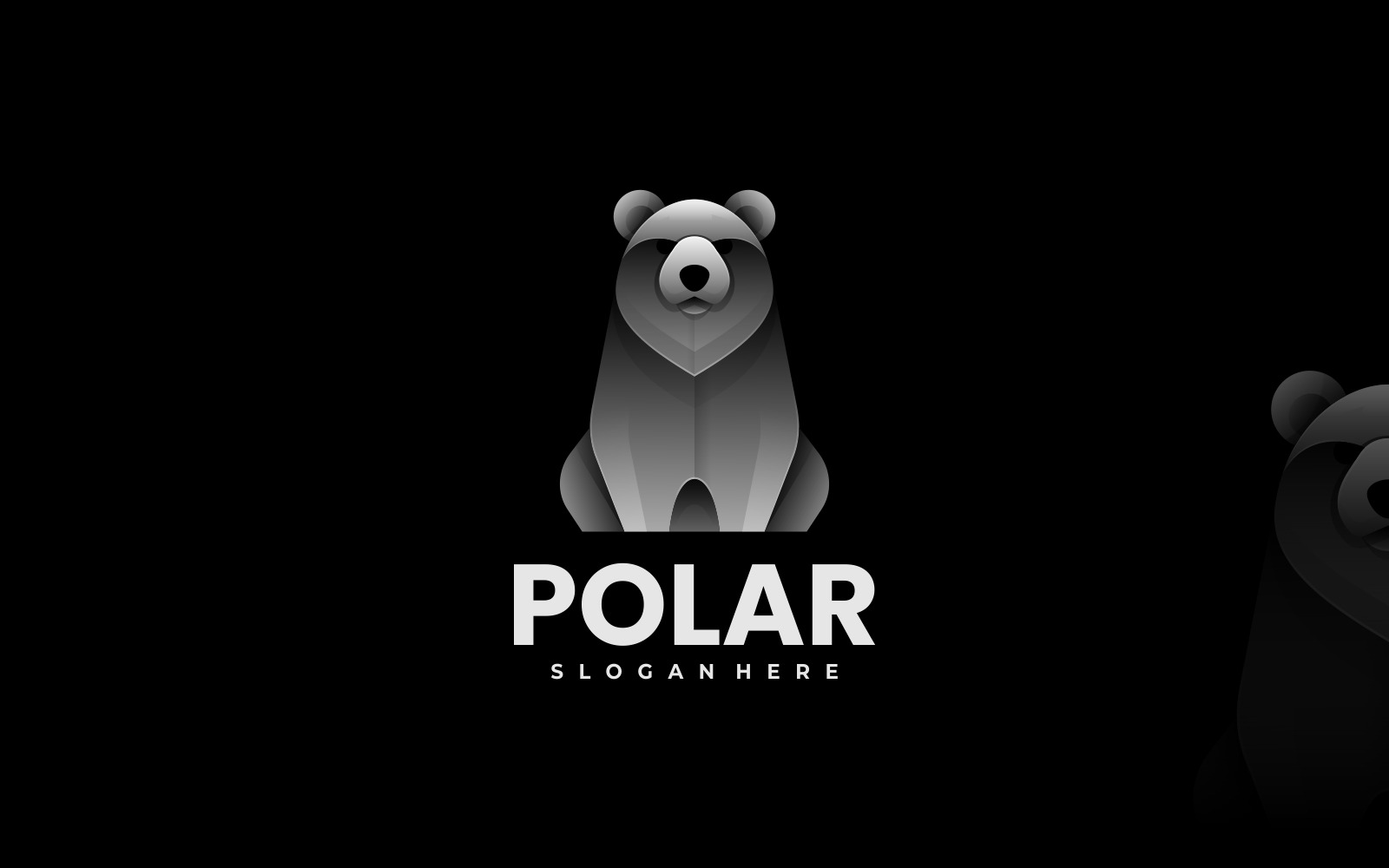 Vector Polar Gradient Logo Style #229272 - TemplateMonster
