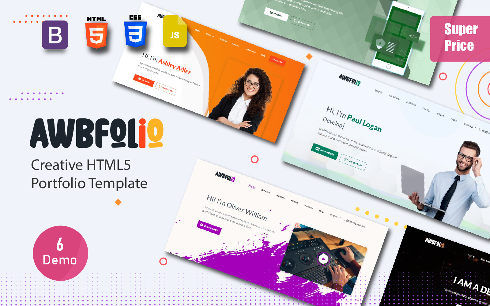 AWBFolio - Personal Portfolio Bootstrap HTML5 Template
