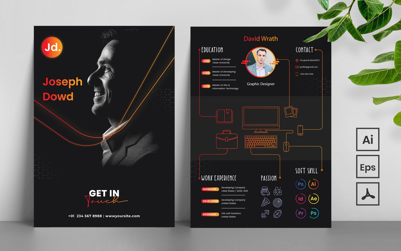 Creative Professional Resume Template - TemplateMonster