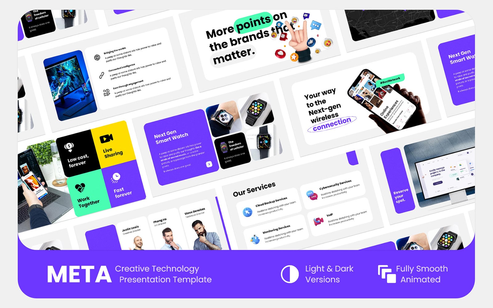 META - Unique Slides Presentation #232225 - TemplateMonster