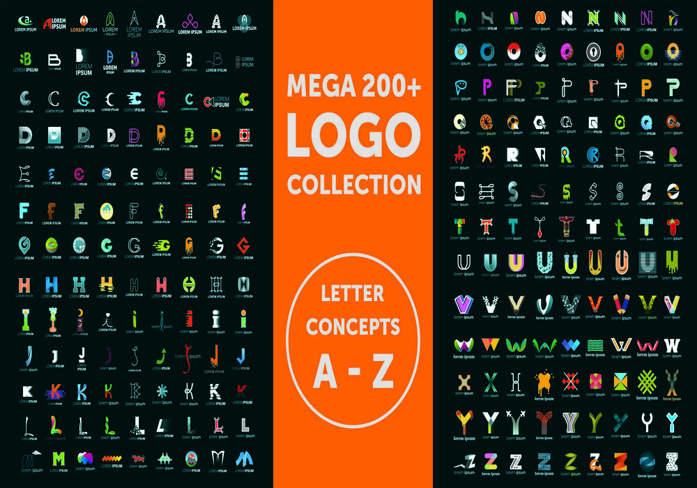 Creative 200+ Mega Logos Letters A-Z - TemplateMonster