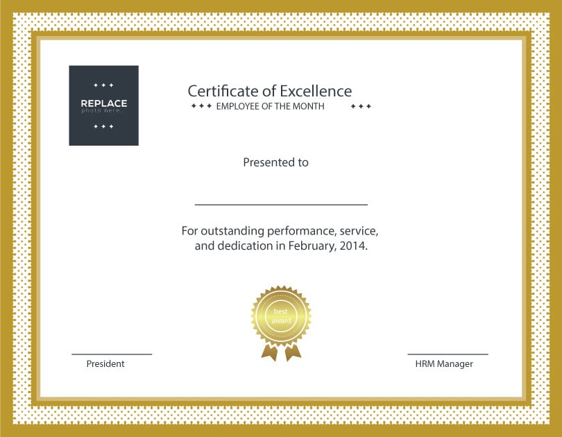 Clean Certificate Design Template #234278 - TemplateMonster