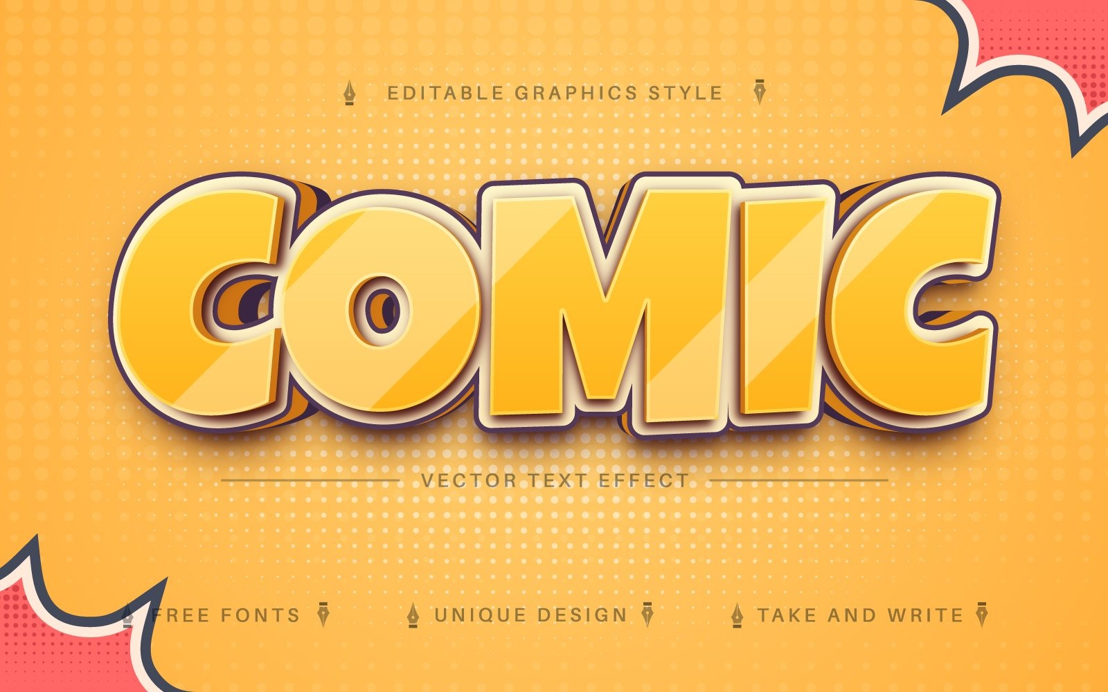 Humor - Editable Text Effect, Font Style, Graphics Illustration