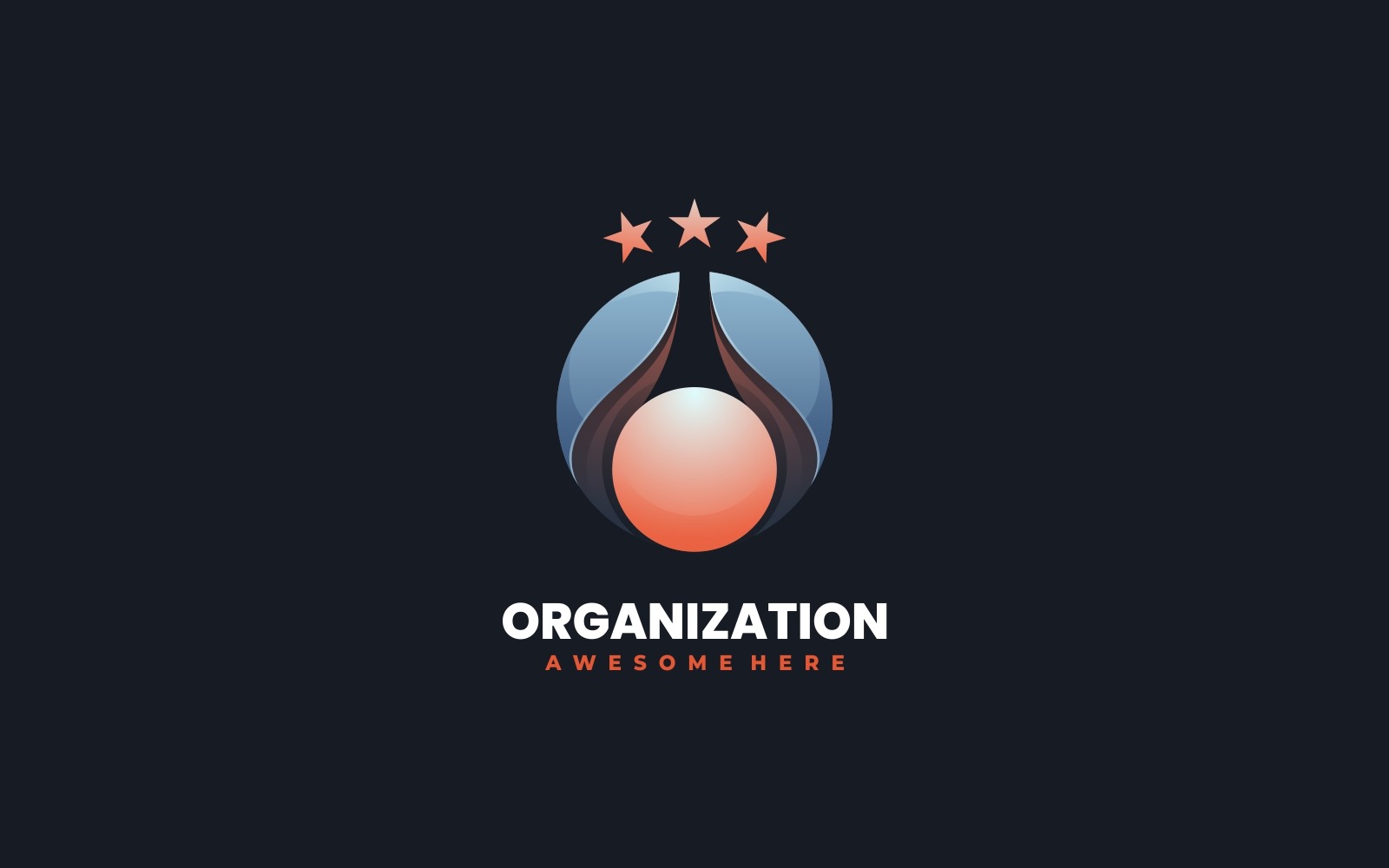Organization Gradient Logo Style #236324 - TemplateMonster