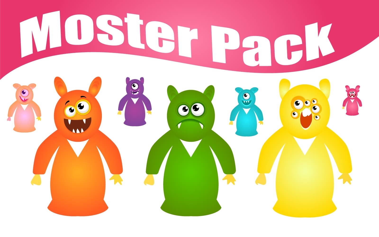 Monsters Collection, Monster Template Logo Template