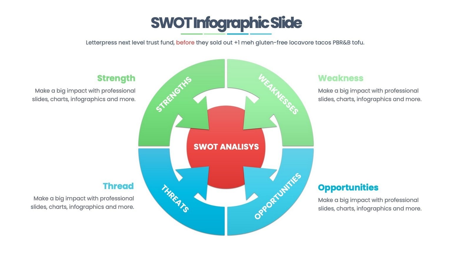 BEST SWOT - PowerPoint Infographics Slides - TemplateMonster