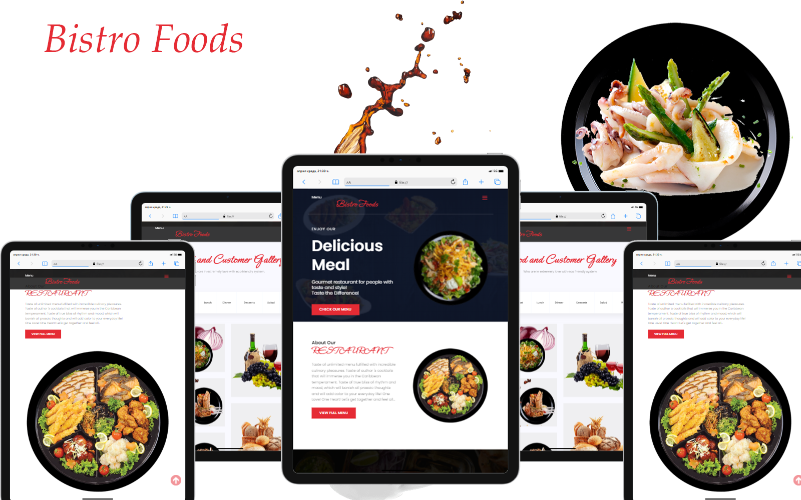 Bistro Foods - Bootstrap 5 HTML5 Website Template