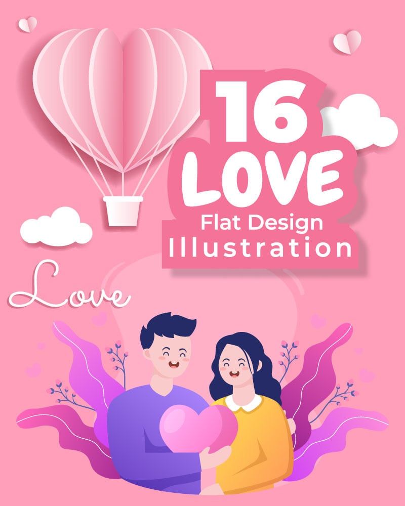 16 Love Signs Vector Illustration #239254 - TemplateMonster