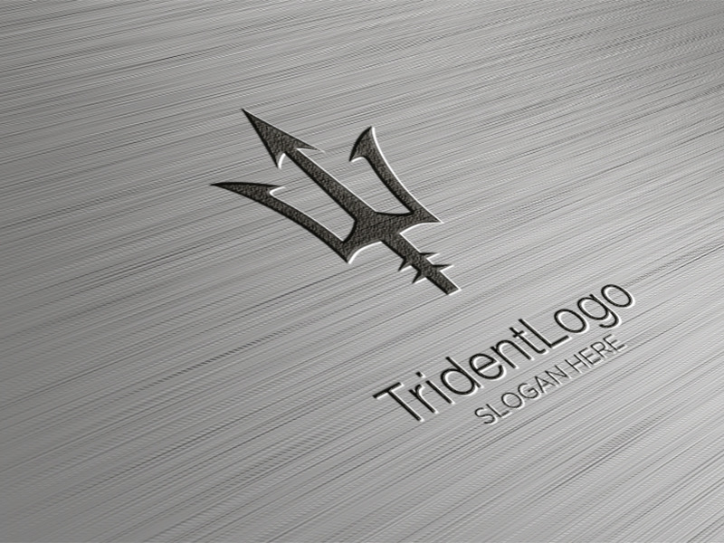 Trident Simple Logo Design Template #239696 - TemplateMonster