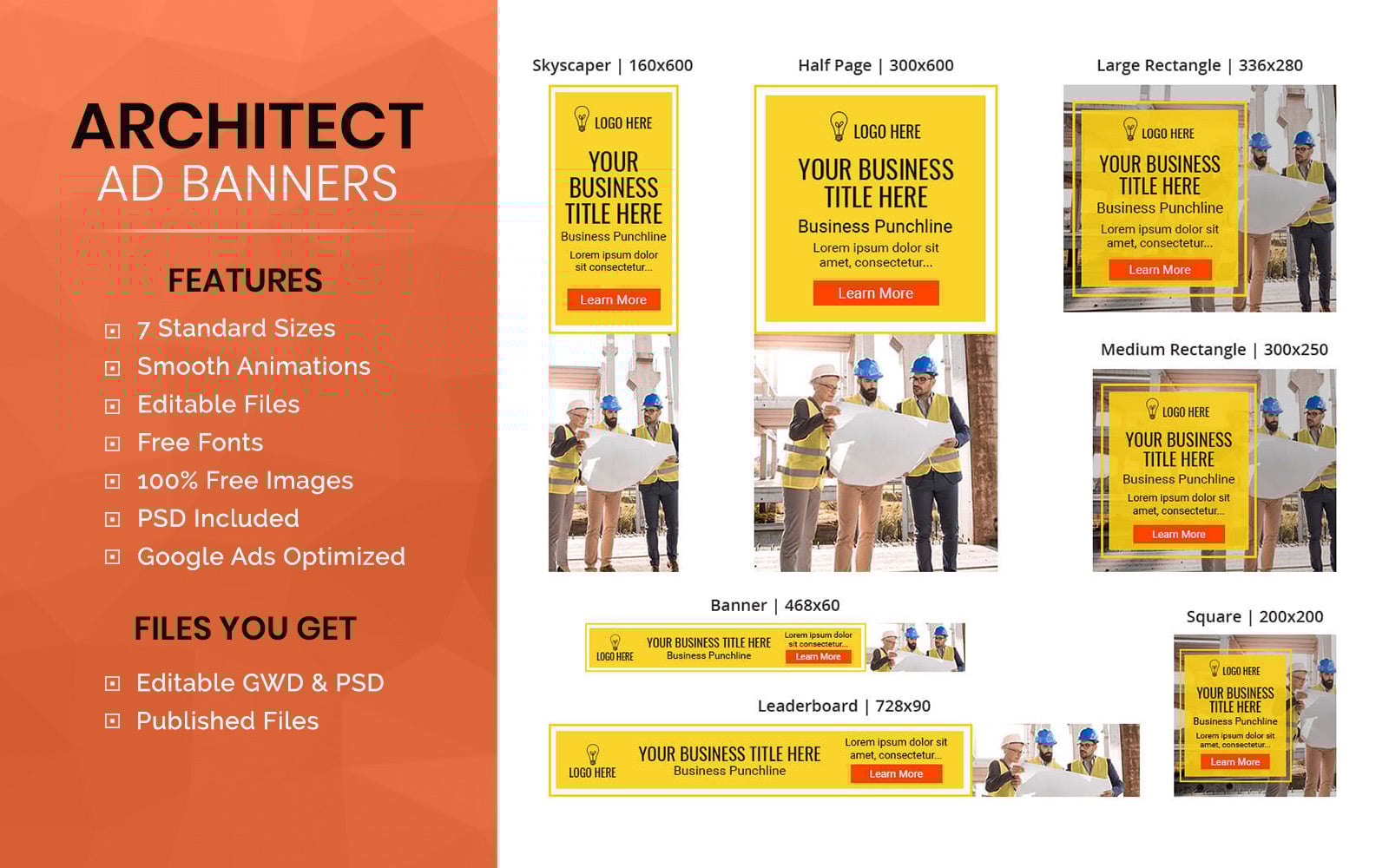 Business Banner | Architect Banner Template (BU011)