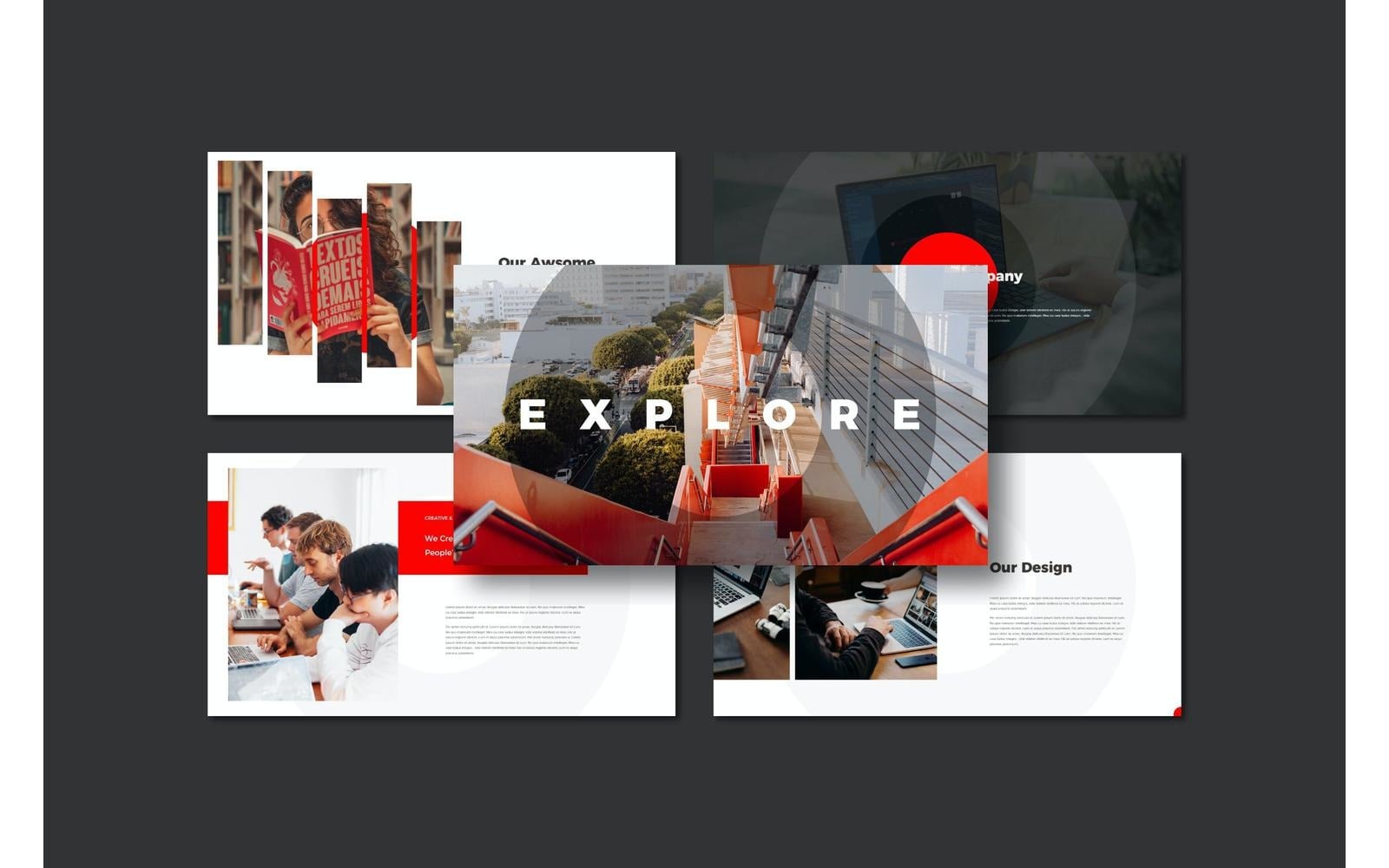 Explore PowerPoint Presentation Template - TemplateMonster