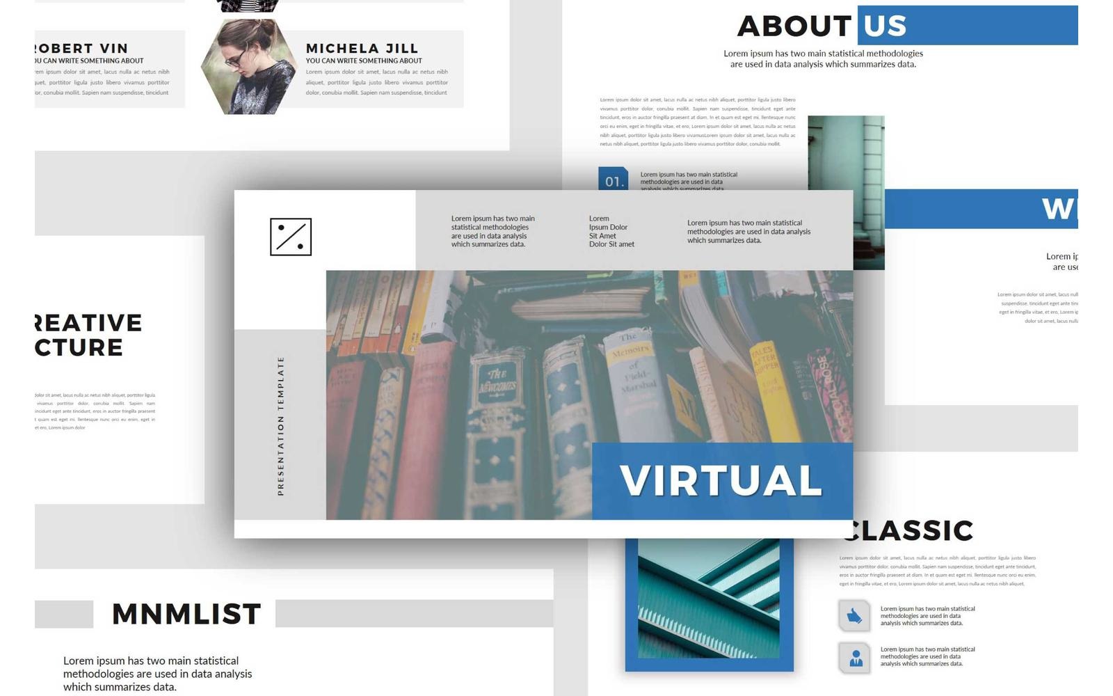 Virtual PowerPoint Presentation Template - TemplateMonster