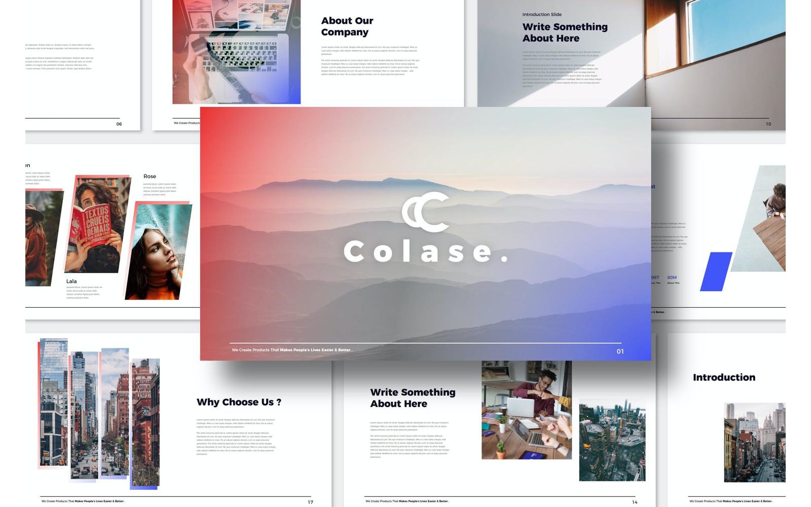 Colase PowerPoint Presentation Template - TemplateMonster