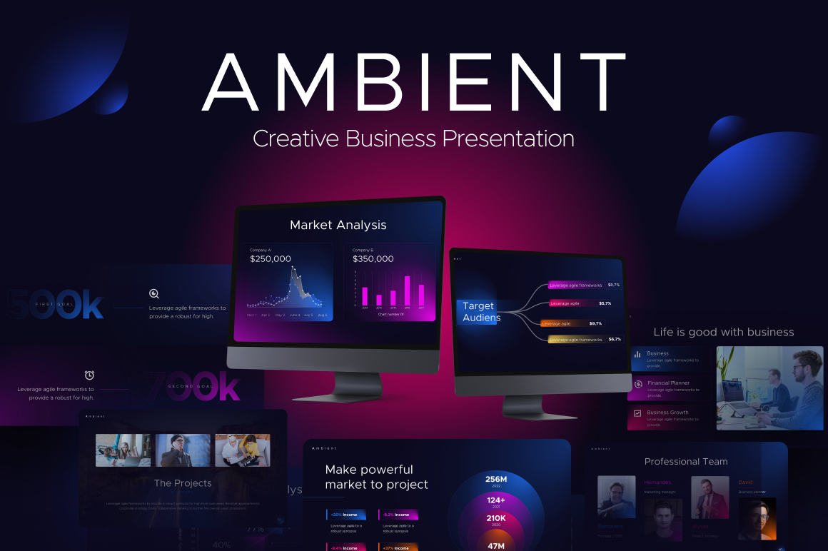 Ambient Creative Business PowerPoint Template