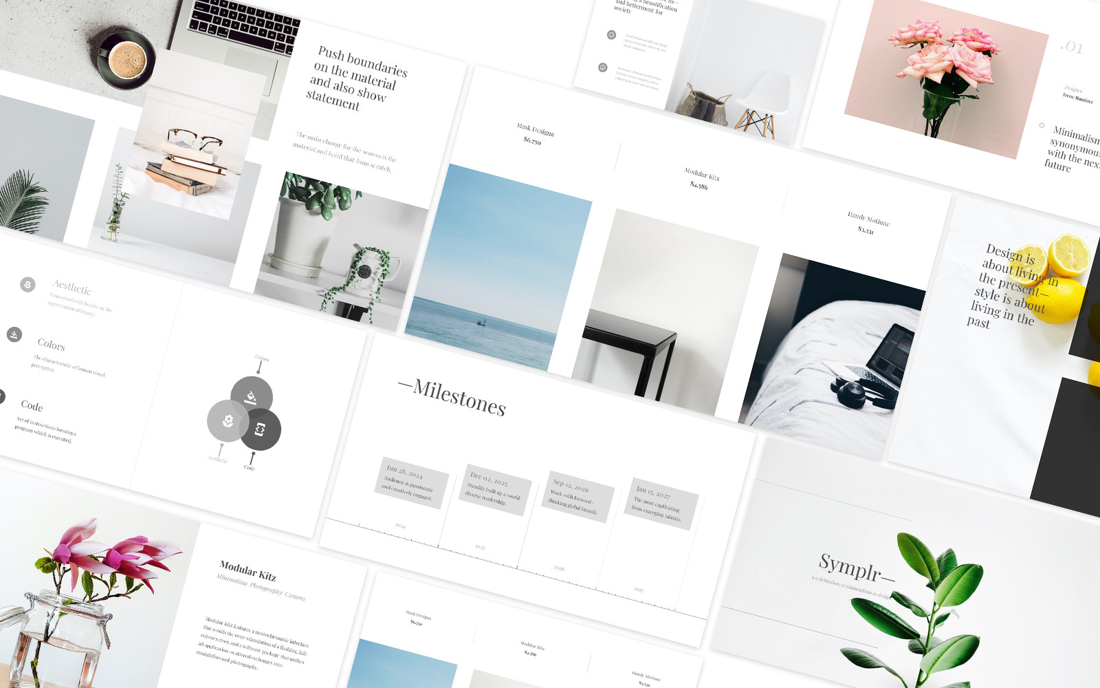 Symplr Minimalism Powerpoint Template - TemplateMonster