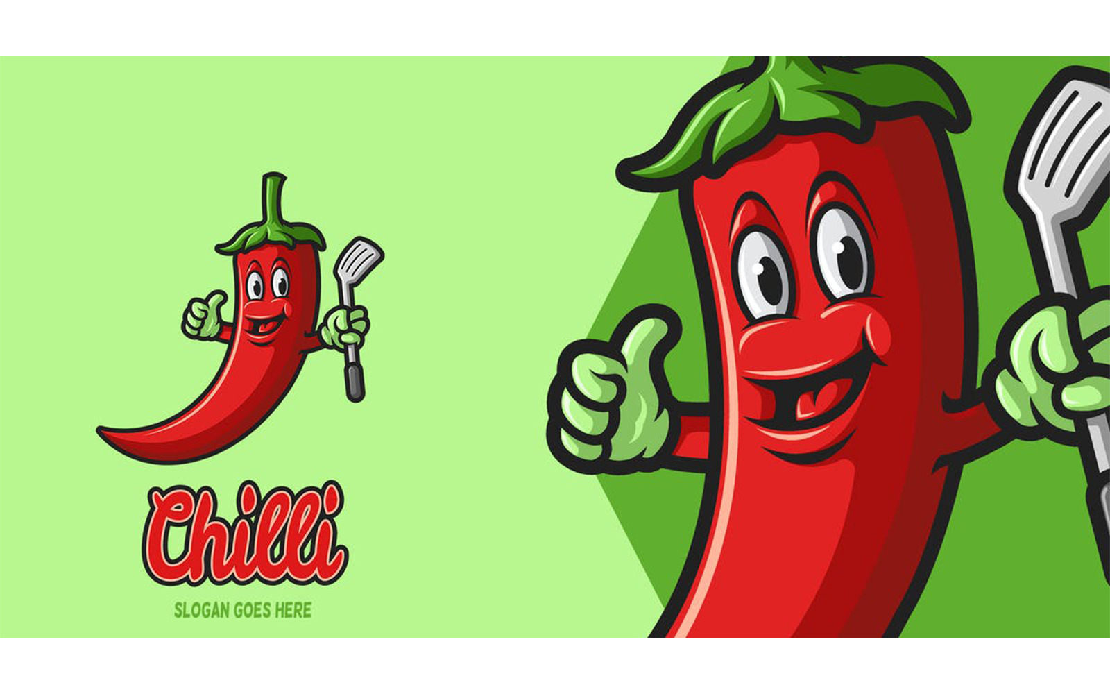Chilli Mascot Logo - Chilli Mascot Logo - TemplateMonster