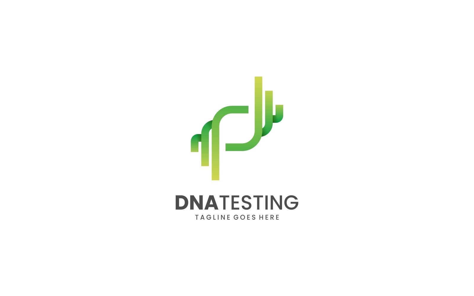DNA Testing Gradient Logo #246064 - TemplateMonster
