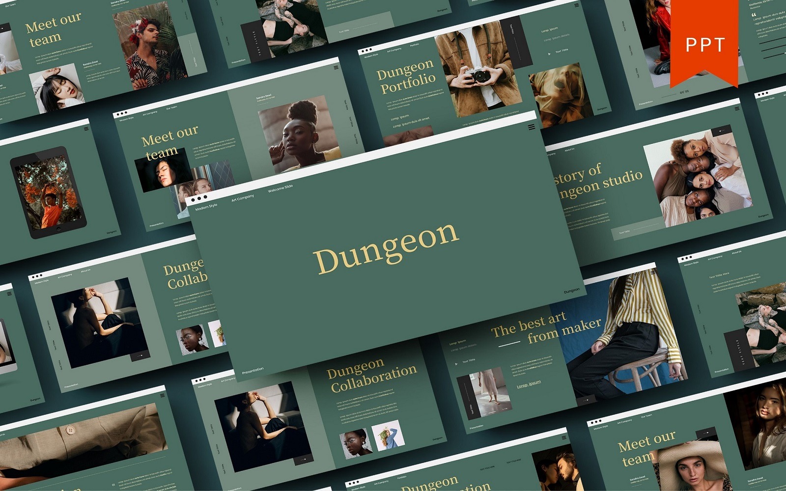 Dungeon - Business PowerPoint Template - TemplateMonster Dungeon - Business PowerPoint Template - TemplateMonster