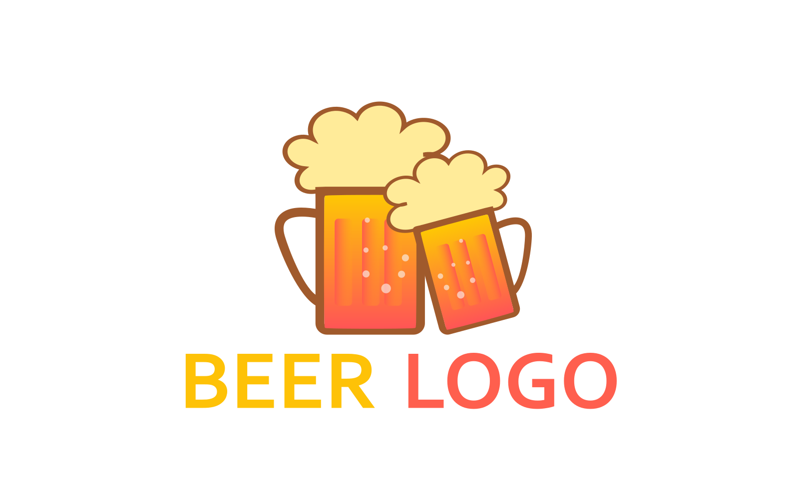 Beer Bar Custom Design Logo Template 2 - TemplateMonster