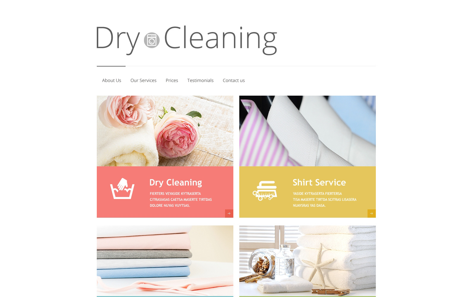 Free Cleaning Responsive Website Template - TemplateMonster