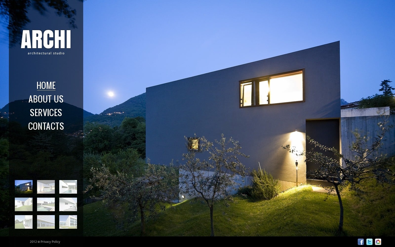 Free Infrastructure Website Template - TemplateMonster