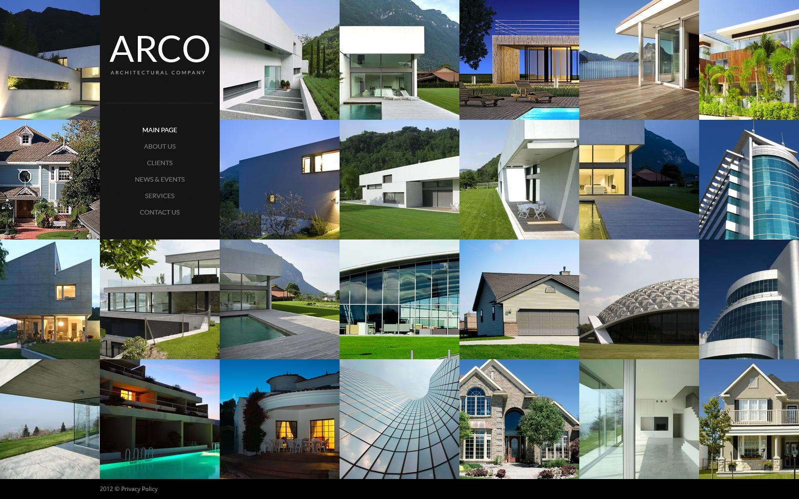 Infrastructure Website Template for Free - TemplateMonster