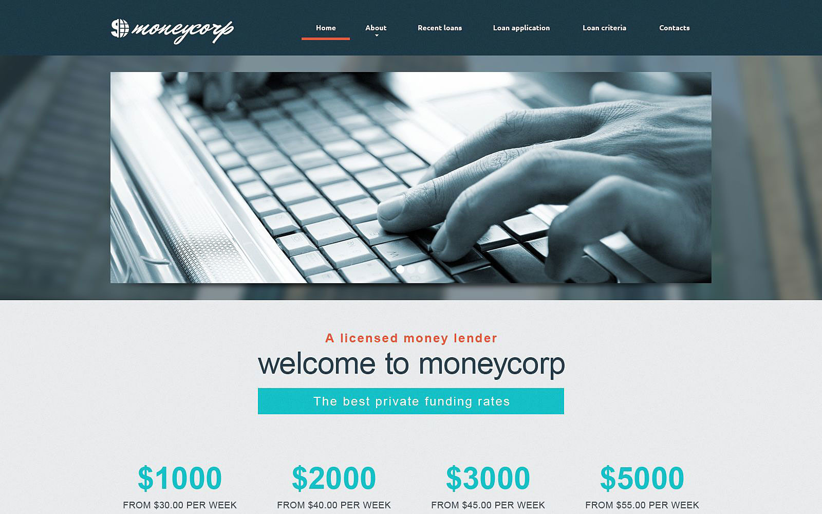 Free Financial Advisor Responsive Website Template