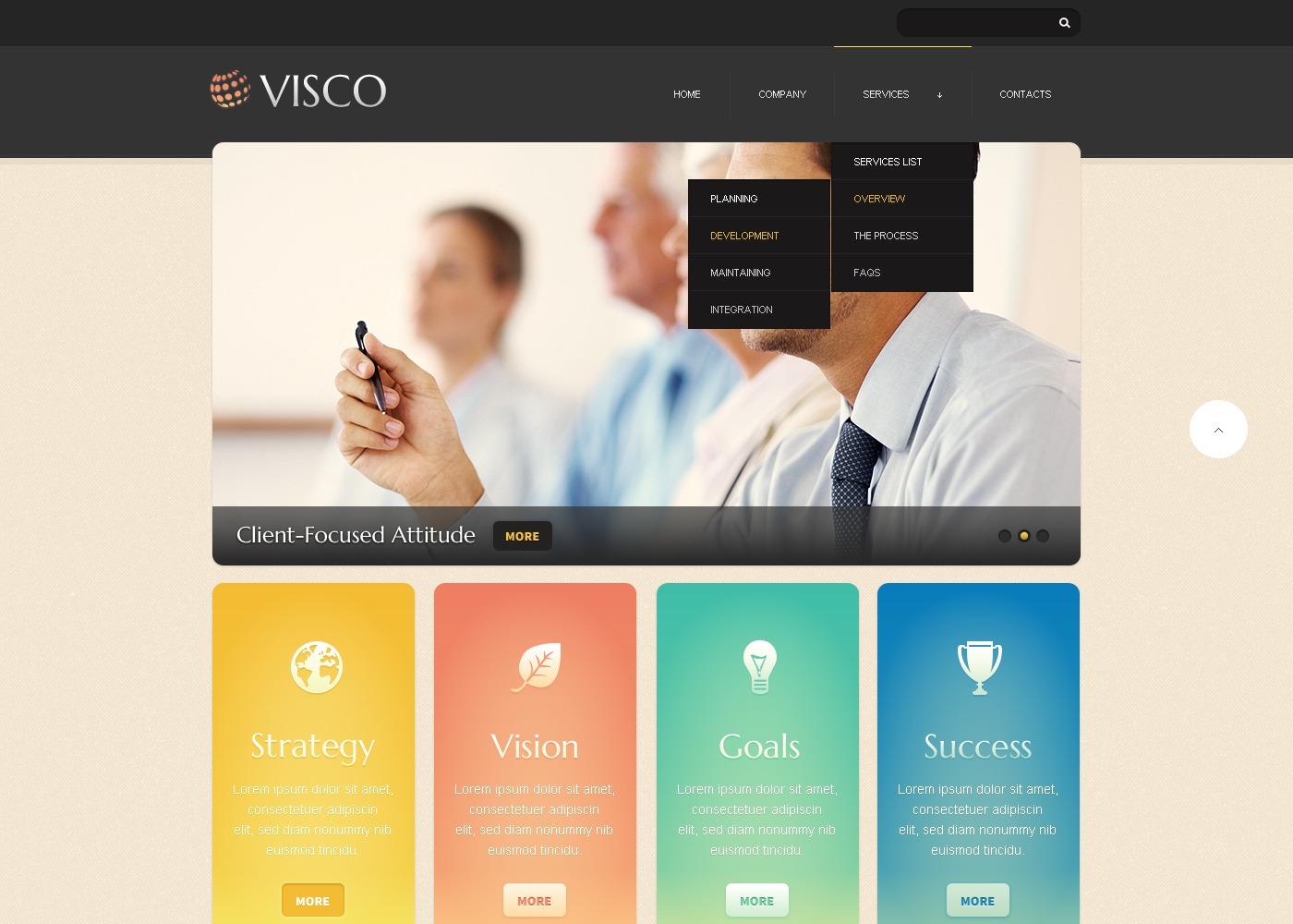 Free Financial Consultant Responsive Website Template