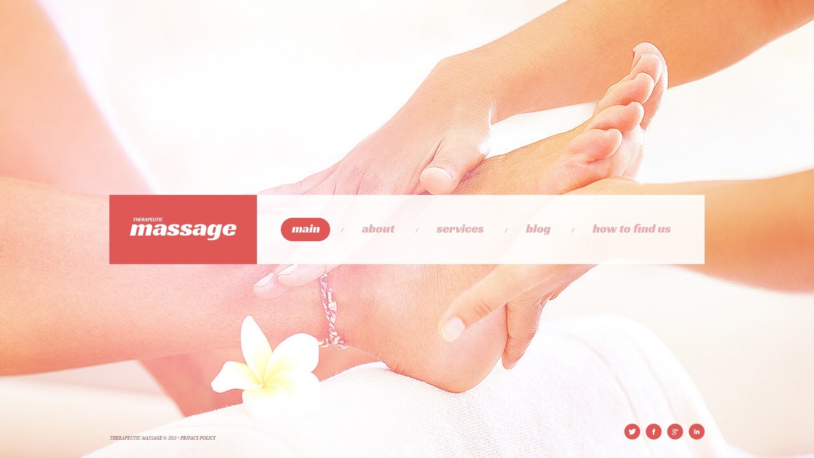 Free Massage Website Template #248502 - TemplateMonster