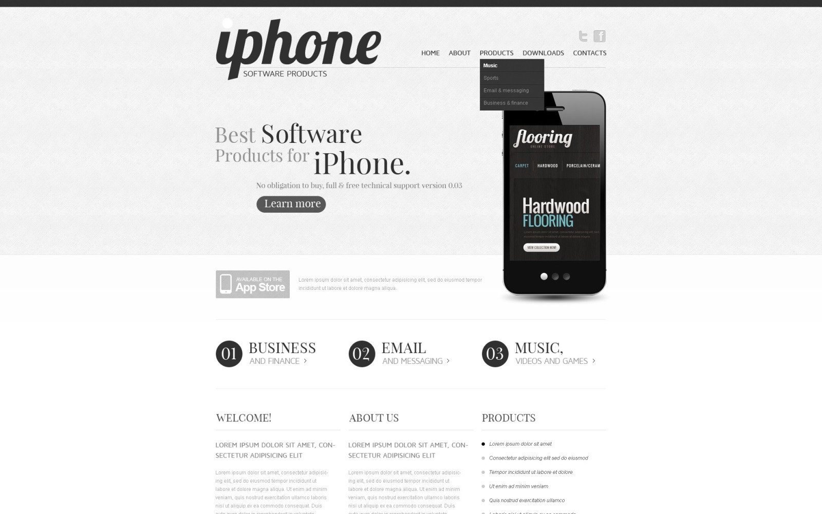 Free Software Company Website Theme #248589 - TemplateMonster