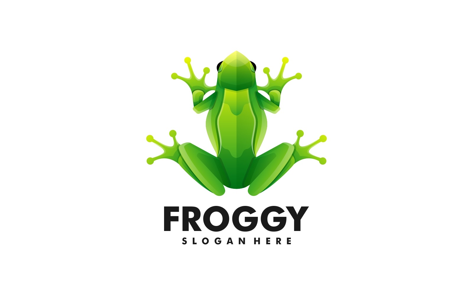 Frog Gradient Logo Design #249101 - TemplateMonster