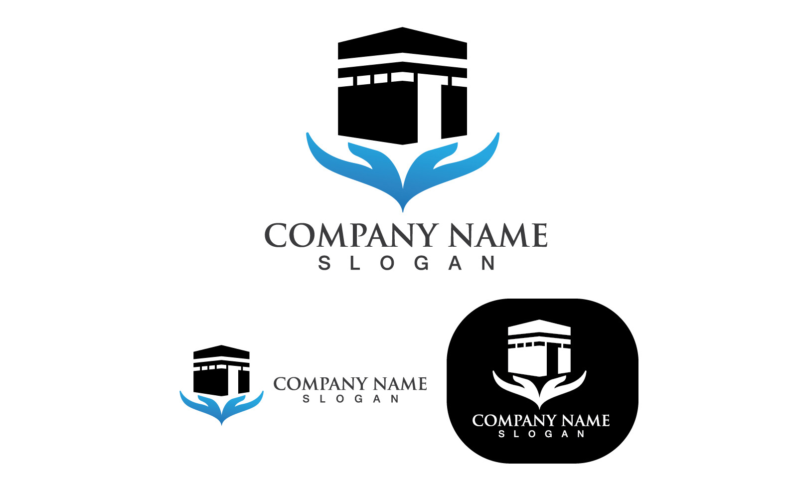 Kaaba Vector Logo And Template Design V15 - TemplateMonster