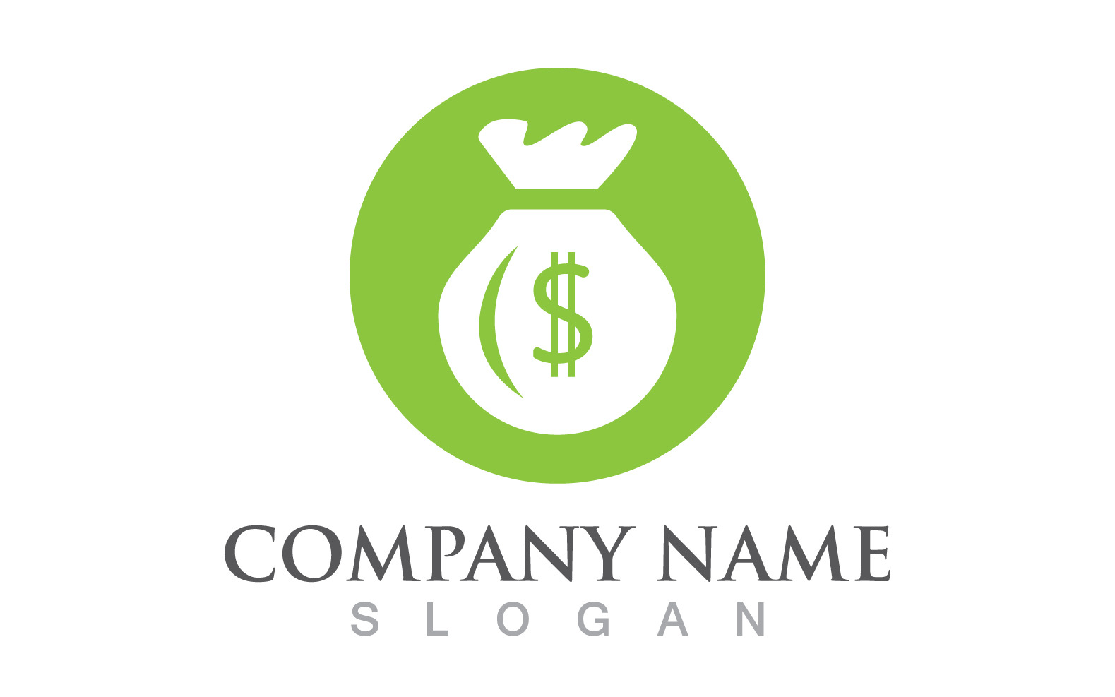 Geldsack-Dollar-Logo-Vektor V8 #251927 - TemplateMonster