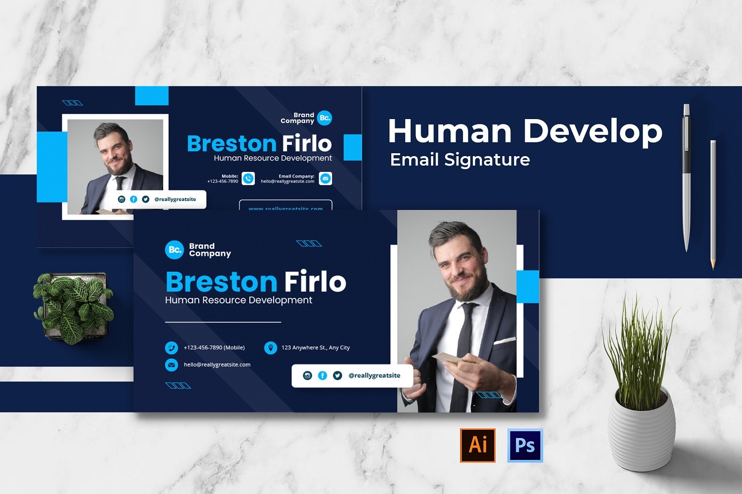 Human Resource Development Email Signature - TemplateMonster