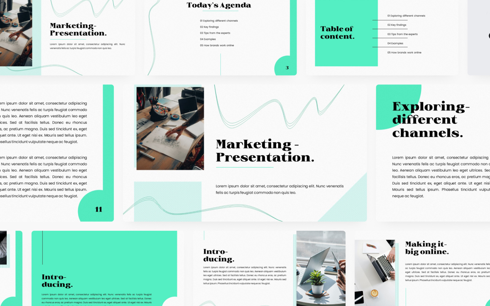 Marketing PowerPoint Presentation Template - TemplateMonster
