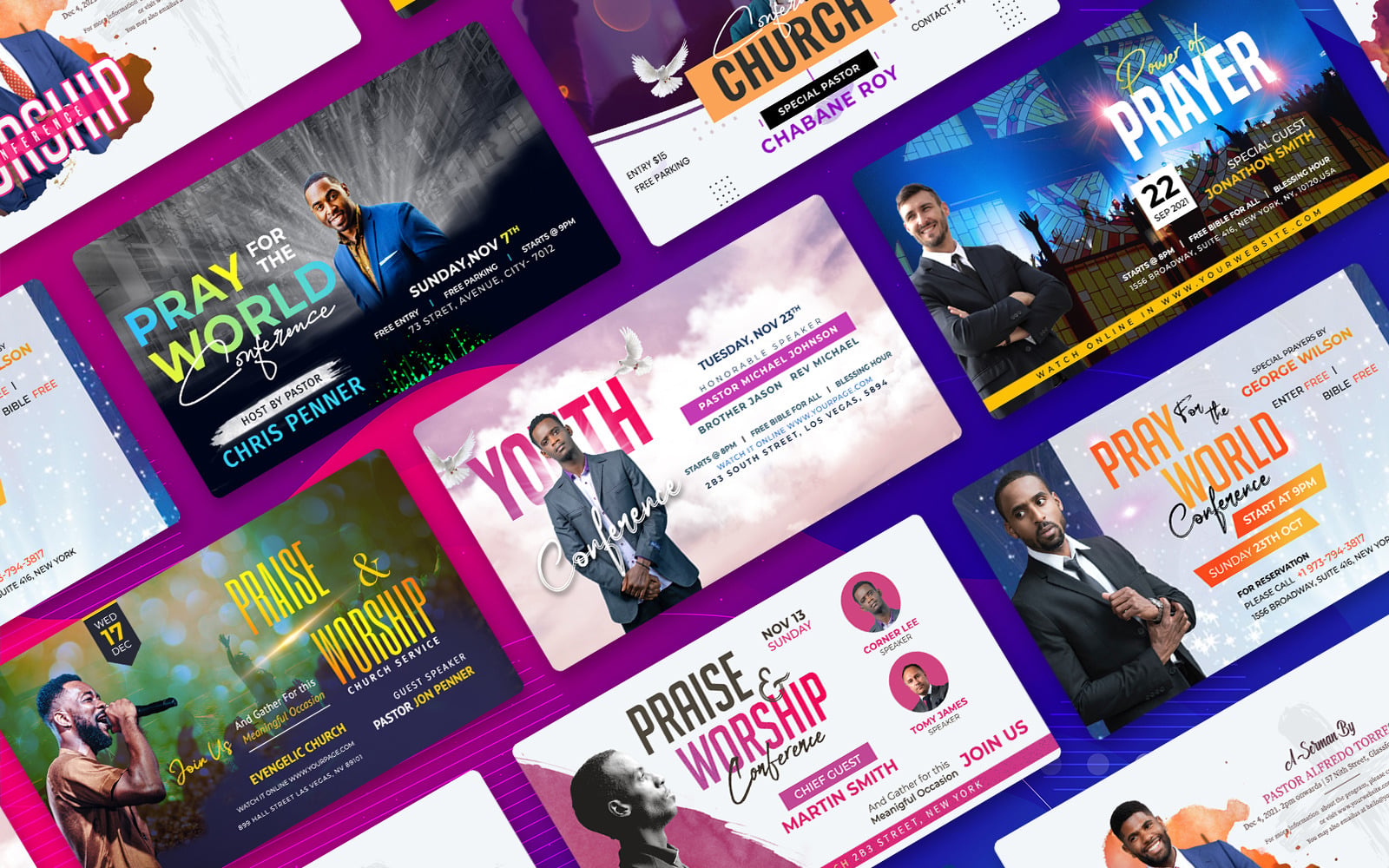 Church Christian YouTube Thumbnails #252554 - TemplateMonster