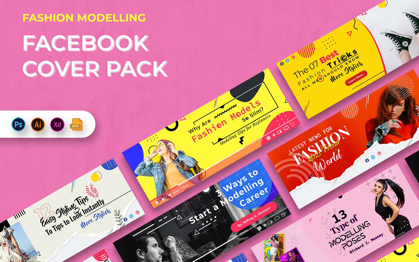 Fashion Facebook Cover Banner #253676 - TemplateMonster