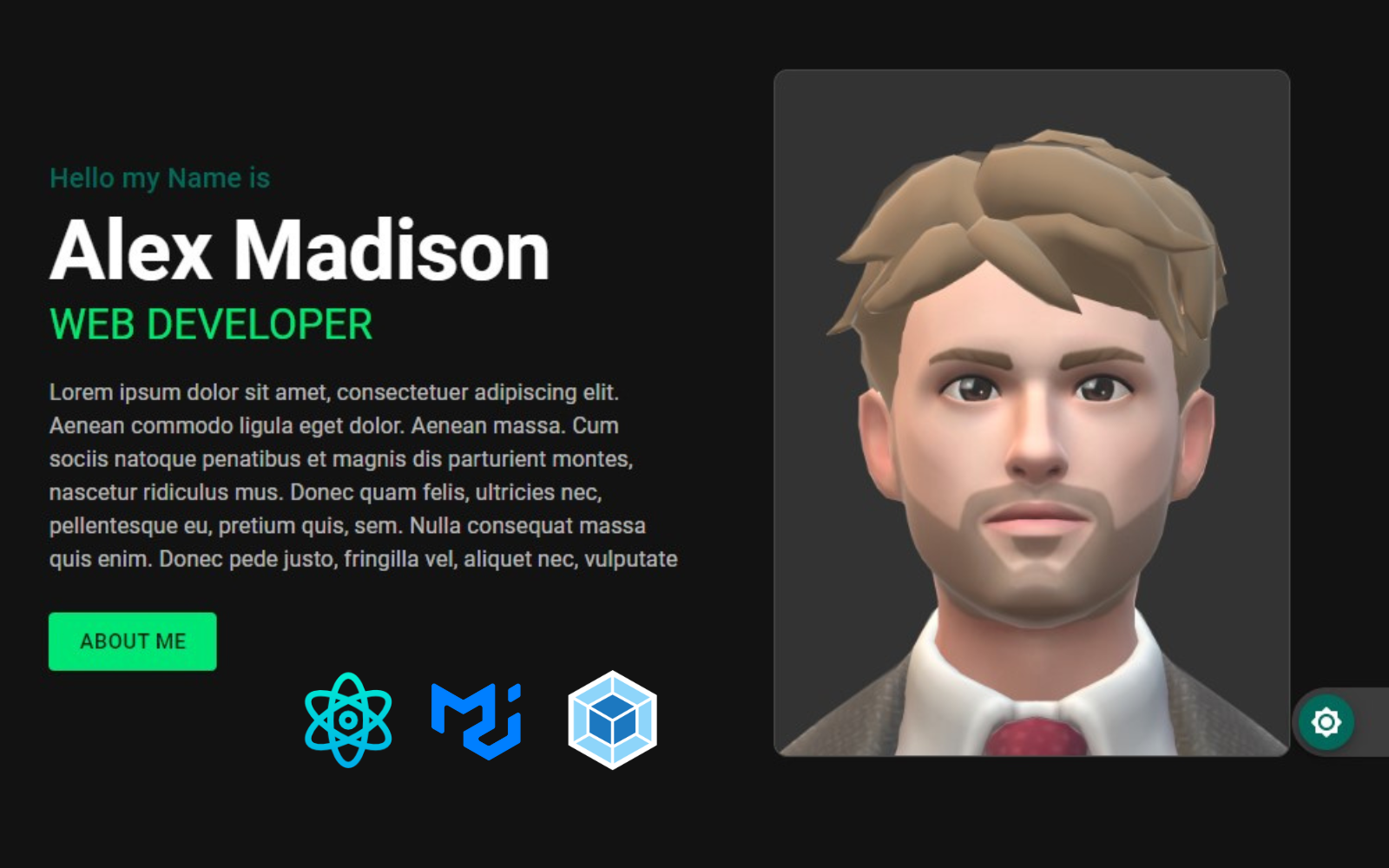 Avelo - Personal Portfolio React Template - TemplateMonster Avelo - Personal Portfolio React Template - TemplateMonster