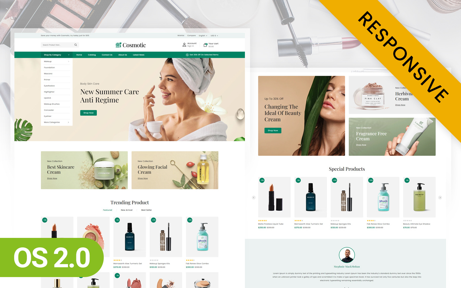 Cosmotic - Beauty Store Shopify Theme - TemplateMonster
