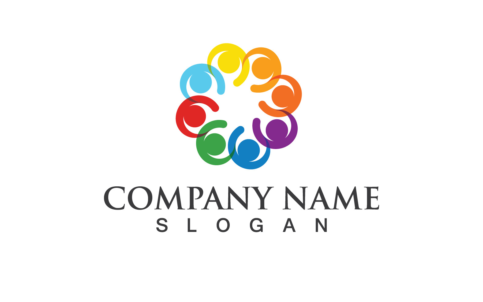 Team Group Community Logo Eps Vector V2 - TemplateMonster