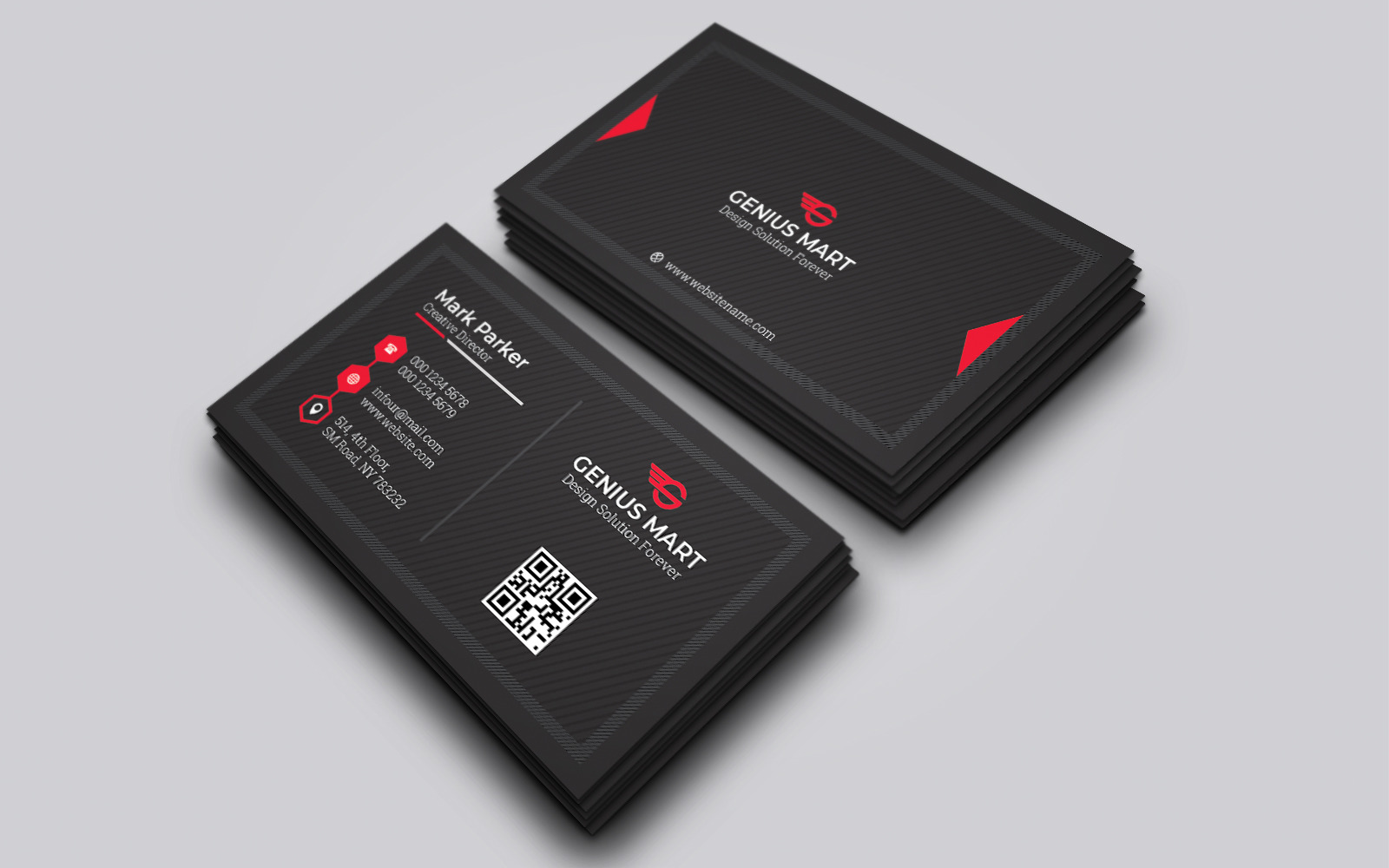 Corporate Business Card Template 101 - TemplateMonster