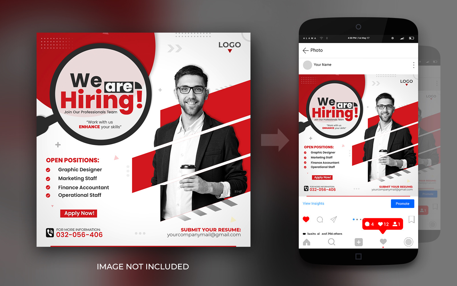 We Are Hiring Job Position Social Media Instagram Or Facebook Promotion ...