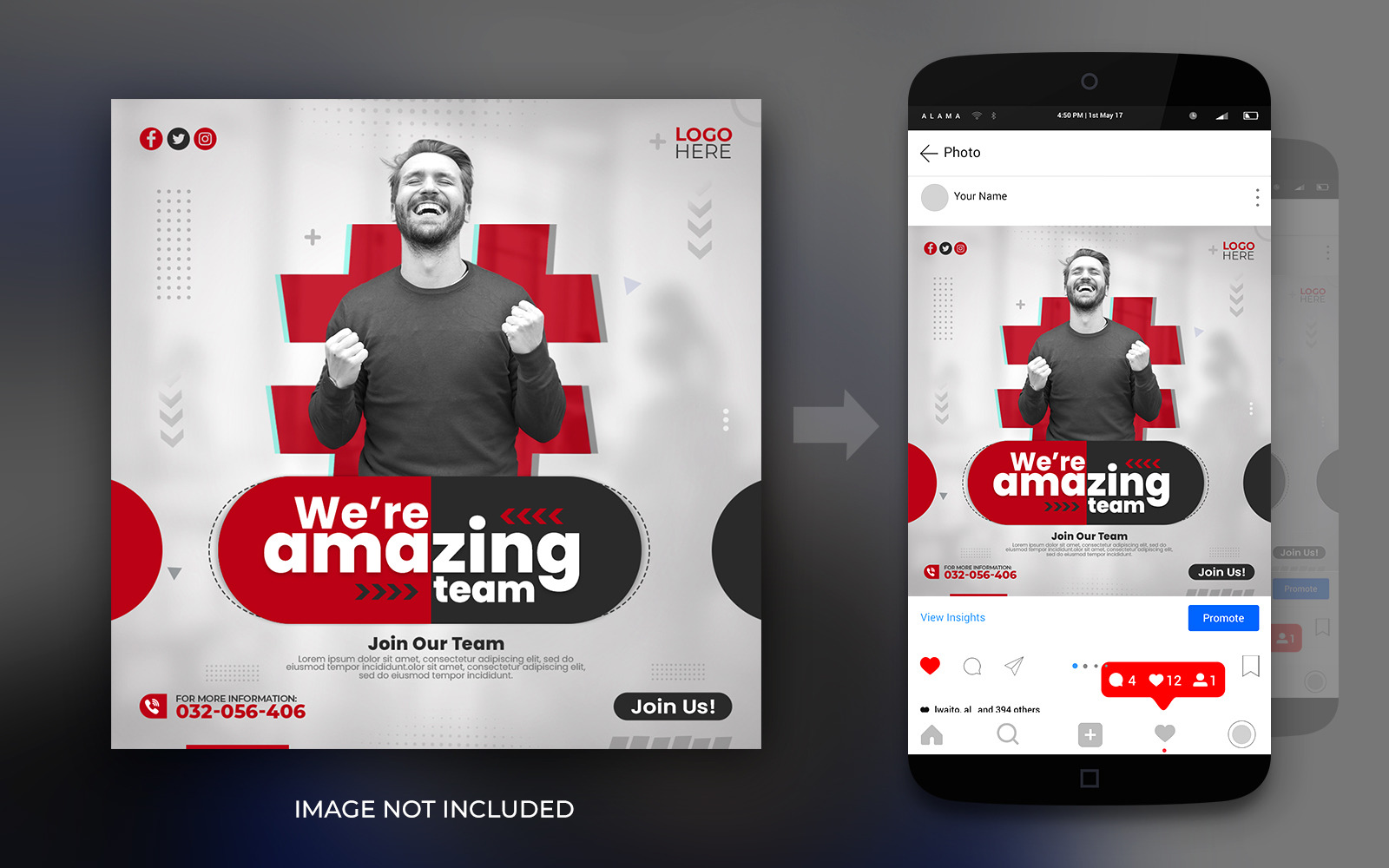 We Are Hiring Social Media And Digital Marketing Corporate Post Design ...